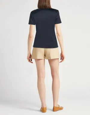 Max Mara Solid Short Sleeve T-shirt - Black
