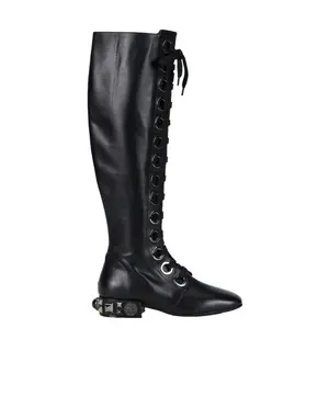 Dolce & Gabbana Minimalist Square-toe Tall Boots