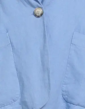 MAXCO. Solid Color Linen Blazer