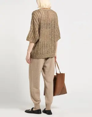 Brunello Cucinelli Cashmere Tapered Trousers