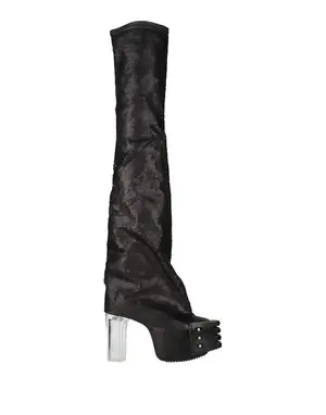 Rick Owens Square Toe Over-the-knee Boots