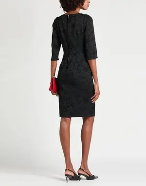 Dolce & Gabbana Jacquard Crewneck Dress