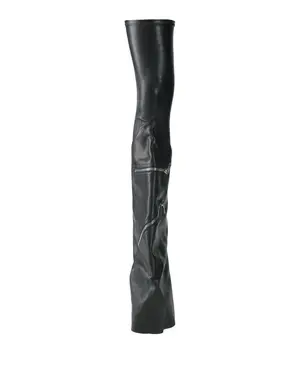 Rick Owens Square Toe Platform Boots