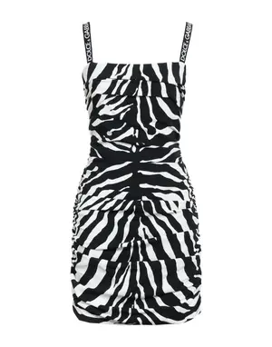Dolce & Gabbana Zebra-print Crepe Bodycon Dress