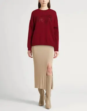 Max Mara Solid Color Long-sleeve Knit Sweater