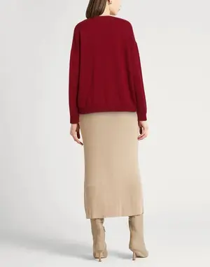 Max Mara Solid Color Long-sleeve Knit Sweater
