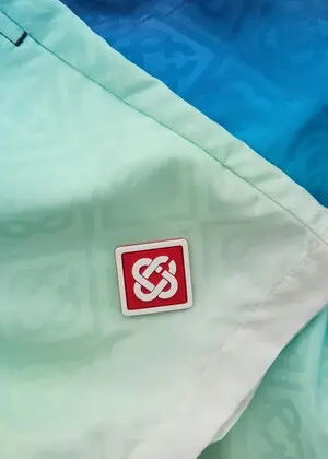 Casablanca Gradient Color Swim Trunks
