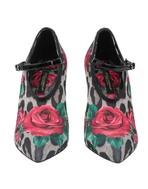 Dolce & Gabbana Leopard Print Mary Jane High Heels