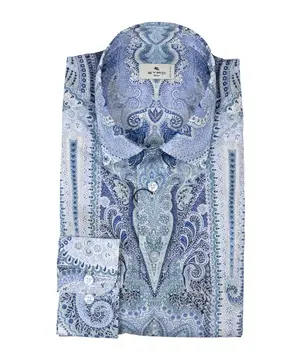 Etro Paisley-print Shirt - Blue