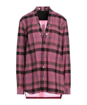 Rick Owens Checked Shirt - Pink