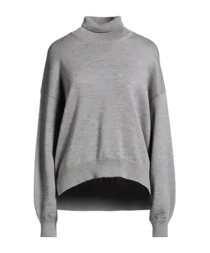 Dolce & Gabbana Knitted Turtleneck Sweater - Gray