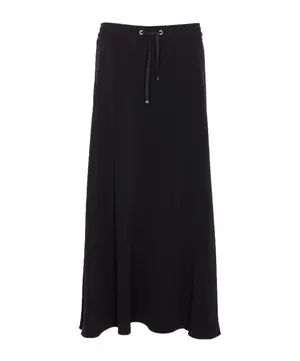 Herno Drawstring Flared Skirt - Black