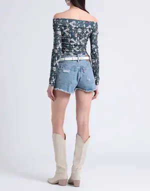 Isabel Marant Étoile Off-the-shoulder Floral Print Long Sleeve Top