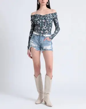 Isabel Marant Étoile Off-the-shoulder Floral Print Long Sleeve Top
