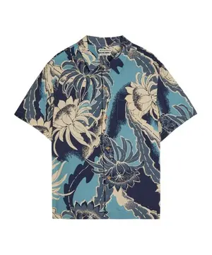J.W.ANDERSON Floral-print Woven Shirt - Blue