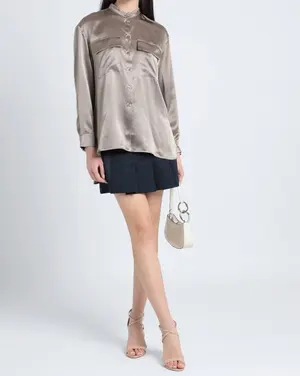 MAXCO. Solid Colour Shirts Blouses
