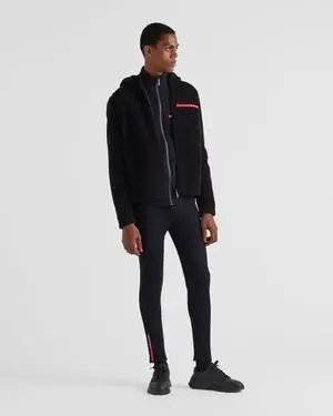 Prada Ribbed Knit Wool Leggings