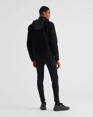 Prada Ribbed Knit Wool Leggings