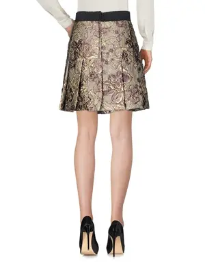 Dolce & Gabbana A-line Floral Brocade Skirt