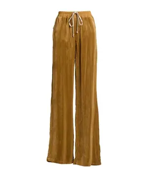 Rick Owens Velvet Wide-leg Pants - Brown