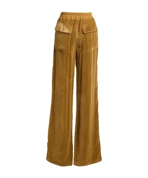 Rick Owens Velvet Wide-leg Pants