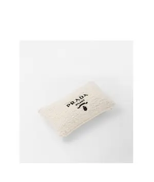 Prada Faux-fur Cashmere And Wool Throw Pillow