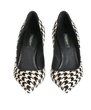 Dolce & Gabbana Houndstooth Stiletto Pumps
