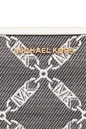 Michael Kors Monogram Pattern Zipped Wallet