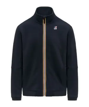 K-WAY Pepin High Colloar Sweatshirt - Blue Depth
