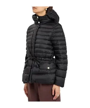 Moncler Raies Hooded Padded Nylon Jacket - Black