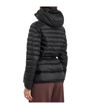 Moncler Raies Hooded Padded Nylon Jacket - Black