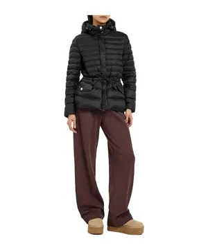 Moncler Raies Hooded Padded Nylon Jacket - Black