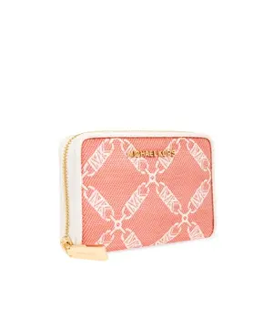 Michael Kors Monogram Pattern Zipped Wallet