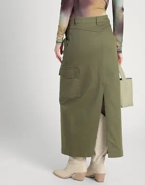 MAXCO. Max&co. Long Cargo Skirt