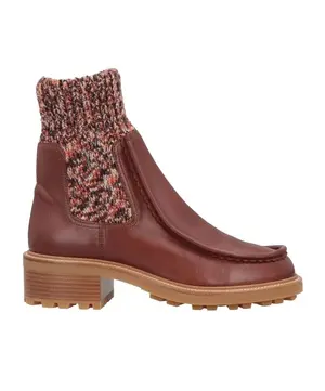 CHLOÉ Multicolor Leather Ankle Boots
