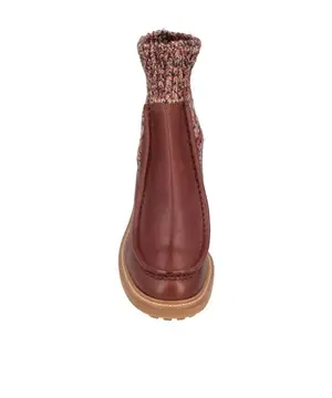 Chloé Multicolor Leather Ankle Boots