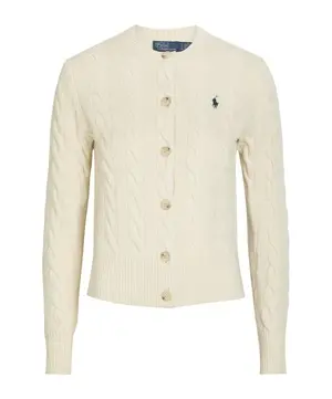 Polo Ralph Lauren Wool Cashmere Cardigan White