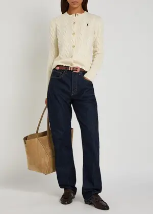Polo Ralph Lauren Wool Cashmere Cardigan - White