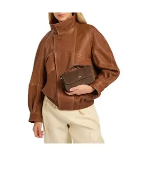 COACH Suede Top Handle Bag