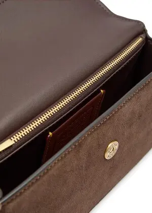 COACH Suede Top Handle Bag