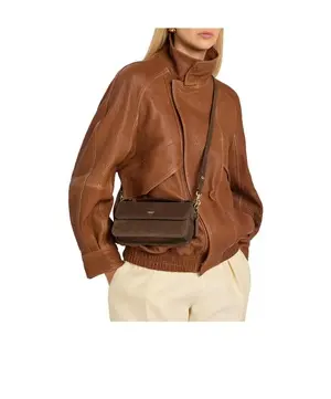 COACH Suede Top Handle Bag