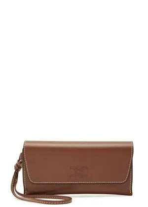Celine Oval Tortoiseshell Sunglasses With Logo Detail