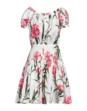 Dolce & Gabbana Floral Short-sleeve Dress
