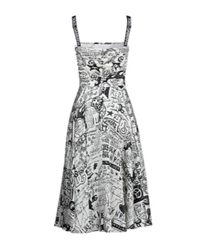 Dolce & Gabbana Sleeveless Color-blocked Long Dress