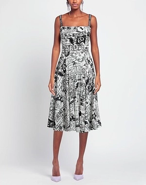Dolce & Gabbana Sleeveless Color-blocked Long Dress