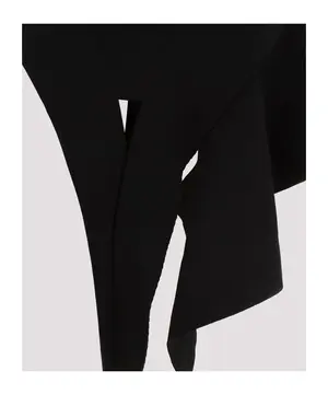 MUGLER Asymmetrical Knitted Mini Skirt