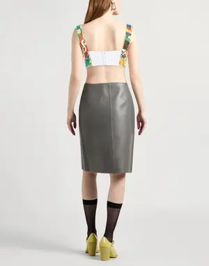 Dolce & Gabbana Sleeveless Sequin Crop Top