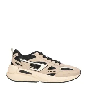 DIESEL® Two-color Patchwork Casual Low-top Sports Shoes - Nude