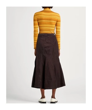 MAXCO. Max&co. Flared Denim Skirt