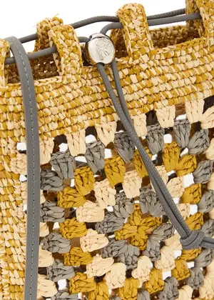 Loewe X Paula S Ibiza Raffia Cross-body Pouch